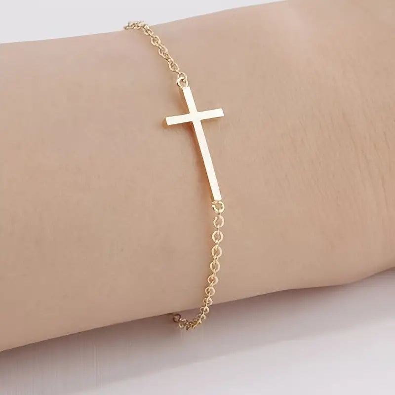 Armband Mit Kreuz Gold